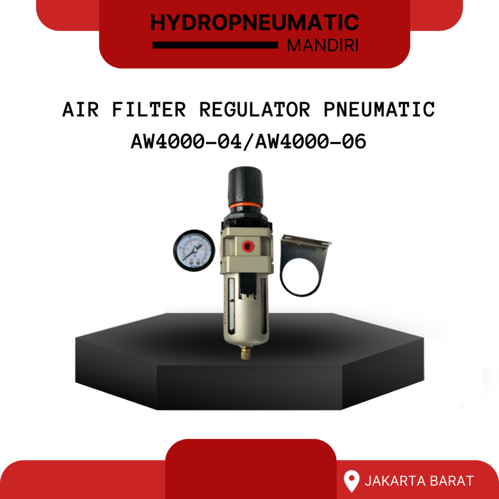 Jual AIR FILTER REGULATOR AW4000-04/AW4000-06~AW4000-04D/AW4000-06D | Shopee Indonesia