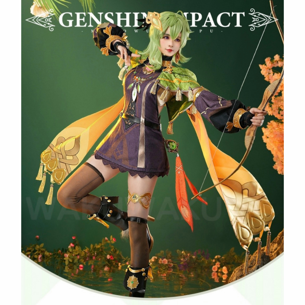 Jual Genshin Impact Collei Cosplay Costume Shoes Collei Costume Sumeru ...
