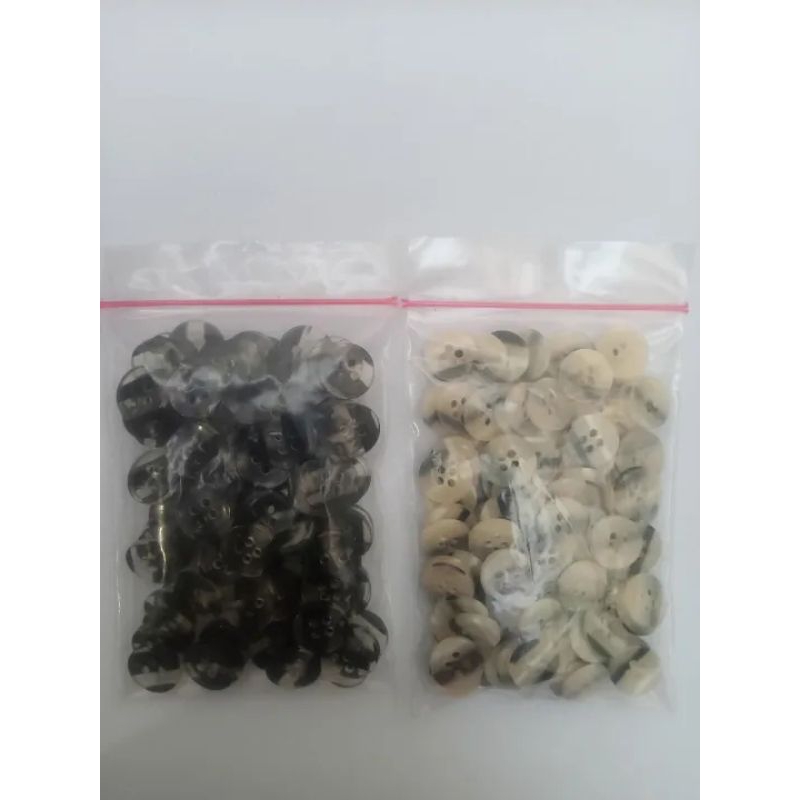 Jual Isi 100pc Diameter 9 mm /11 mm Kancing Baju Gepeng Corak Macan ...