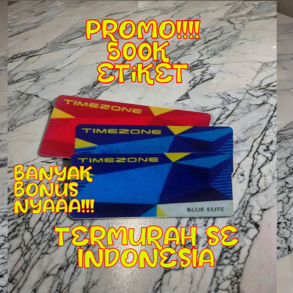 Jual PROMO!! ETiket Tiket Timezone 500K+ | Shopee Indonesia