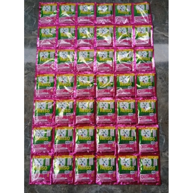 Jual Rinso detergen cair liquid 1 renceng renteng 18 mL (isi 12 sachet ...