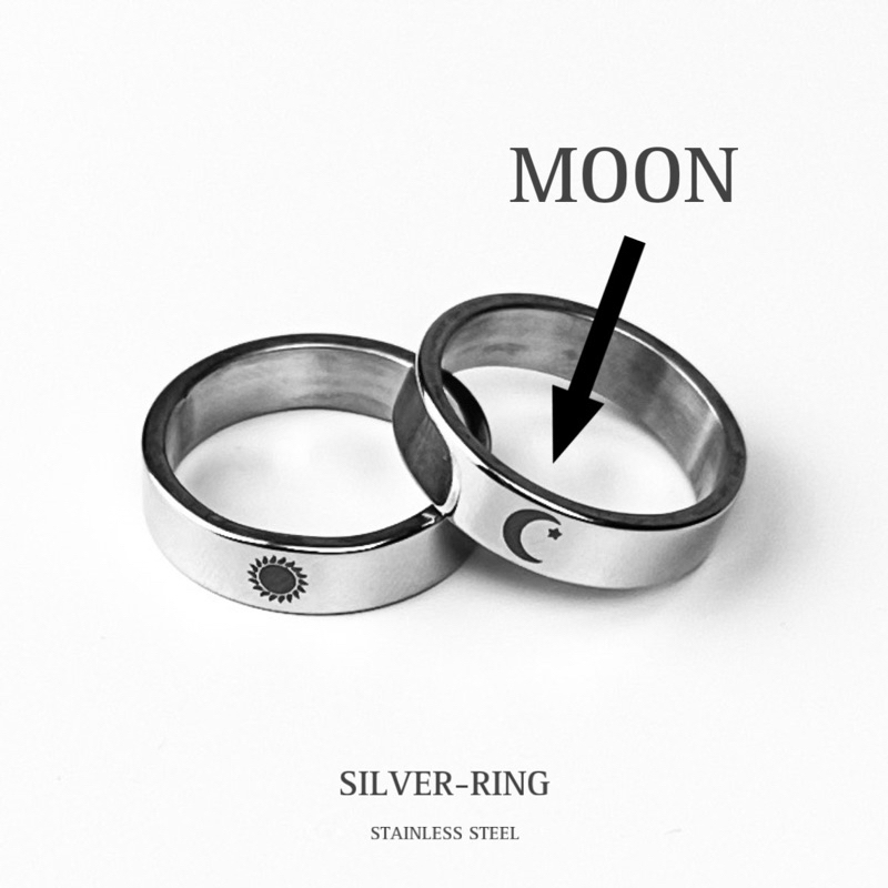 Jual CINCIN SUN MOON SILVER RING SET / CINCIN MATAHARI BULAN BINTANG / CINCIN PRIA CINCIN WANITA ...