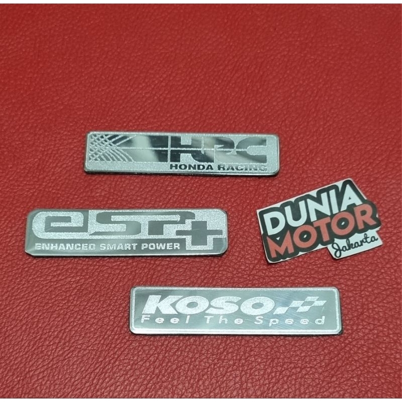 Jual Emblem box filter udara honda pcx beat varios stainless emblem ...
