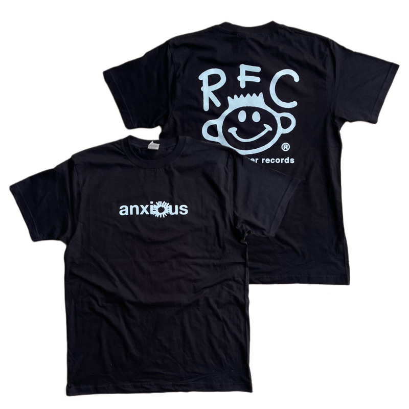 Jual kaos band ANXIOUS - RFC Records / BLACK | Shopee Indonesia