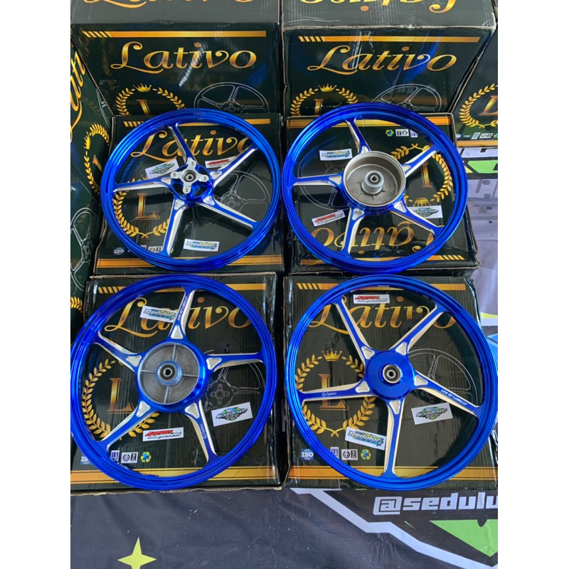 Jual VELG ENKEI 511 BIRU ANODIZE TROMOL LATIVO- ENKEI 511 PNP FIZR ...