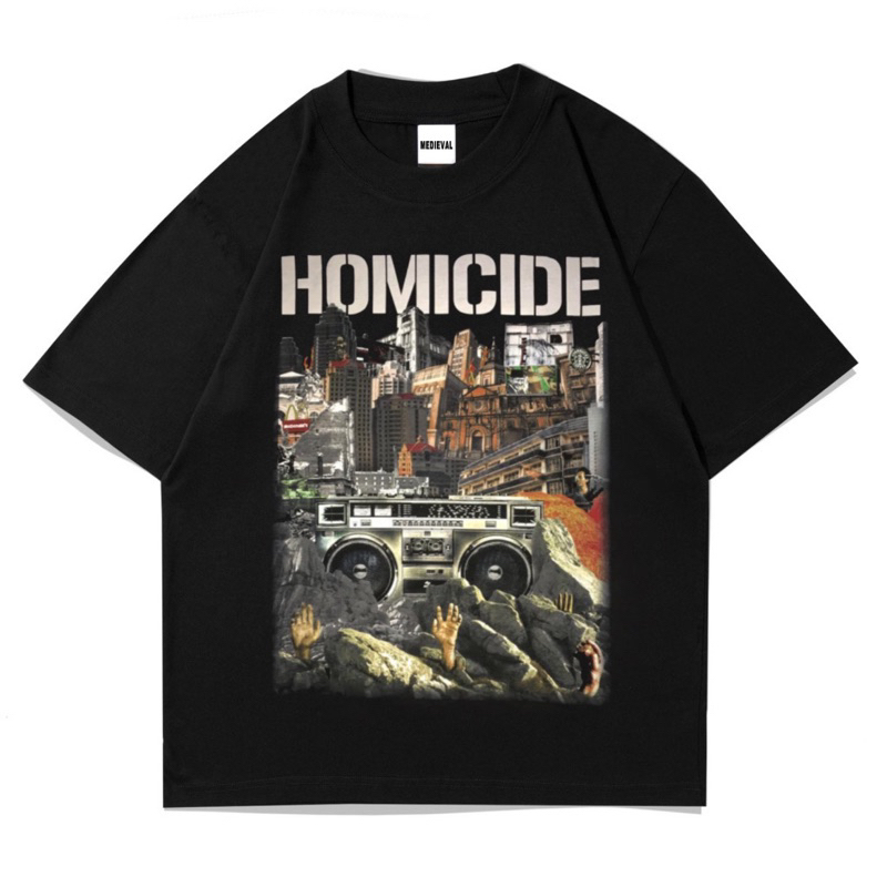 Jual KAOS BAJU HOMICIDE TERRA ANGKARA 1994 - 2007 | T-Shirt Band Metal ...