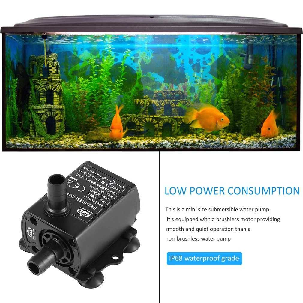 Jual Pompa Air Mini USB Brushless Submersible Aquarium 5V | Shopee ...