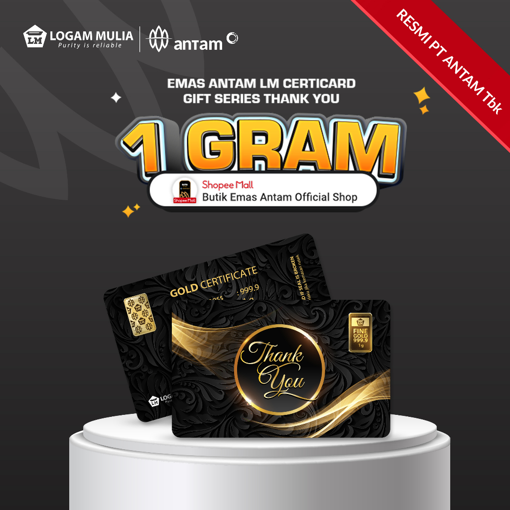 Jual Emas Antam LM Gift Series Thank You - 1 gr | Shopee Indonesia