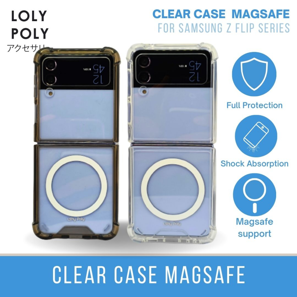 Jual Lolypoly Clear Case Magsafe Support Wireless Charging For Samsung ...