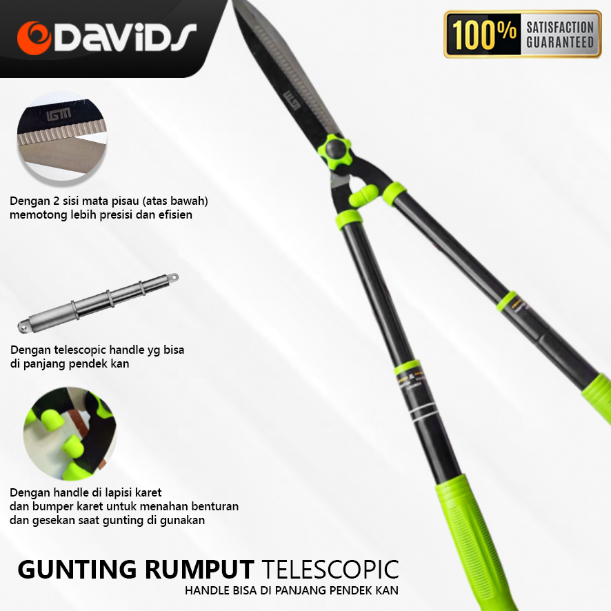 Jual Gunting Rumput Besar Tajam Pemotong Ranting Taman Teleskopik IGM ...