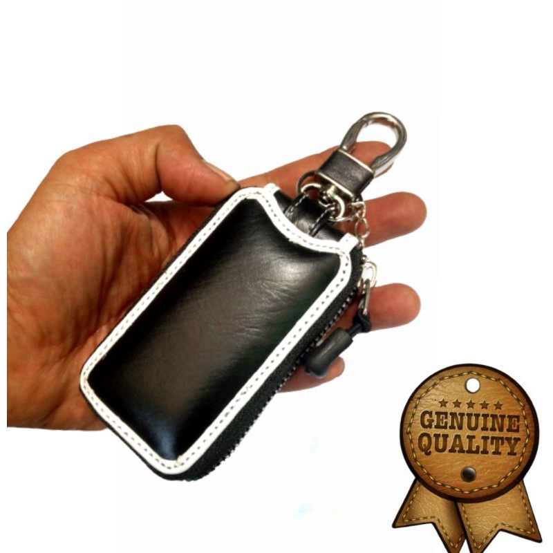 Jual Dompet kunci remote keyless mobil kulit asli model polos universal ...