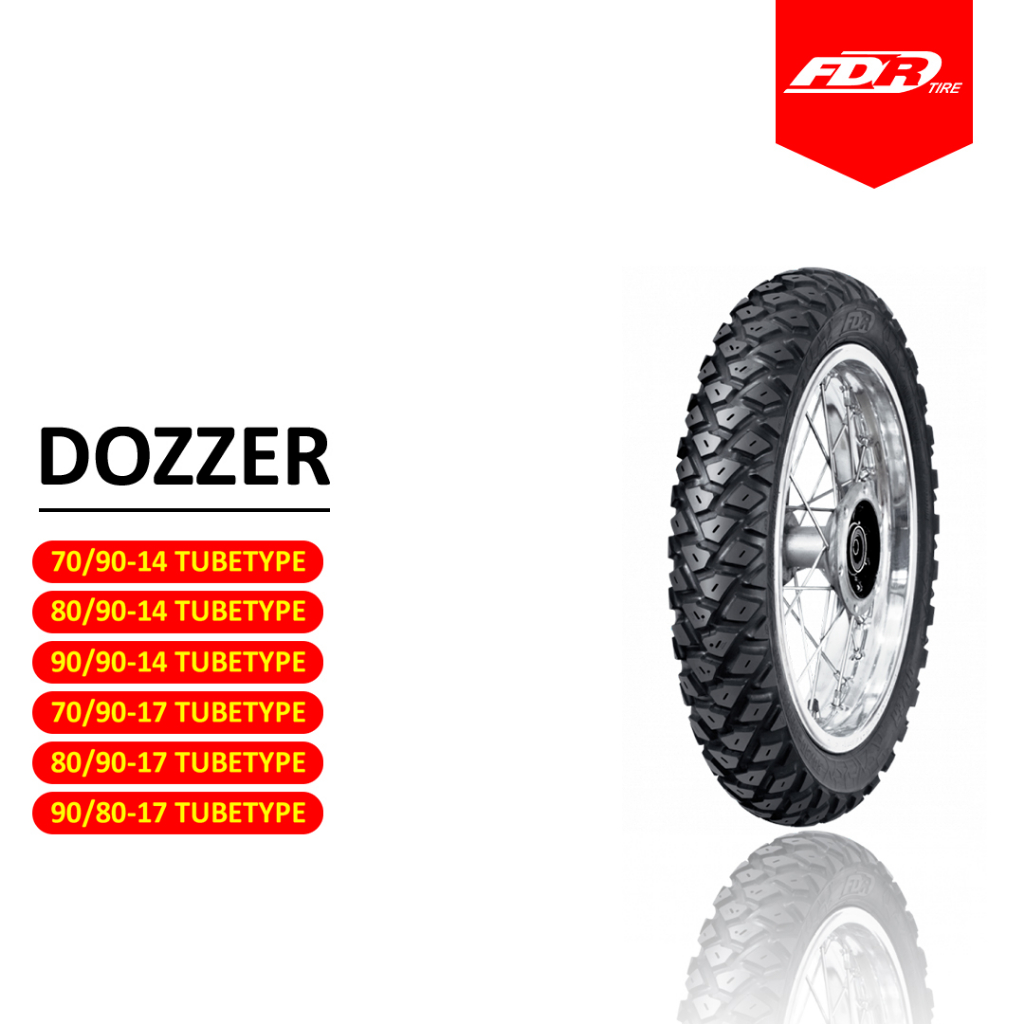 Jual FDR TT DOZER Nontubeless - Ban Motor semi Offroad Ring 14 / 17 ...