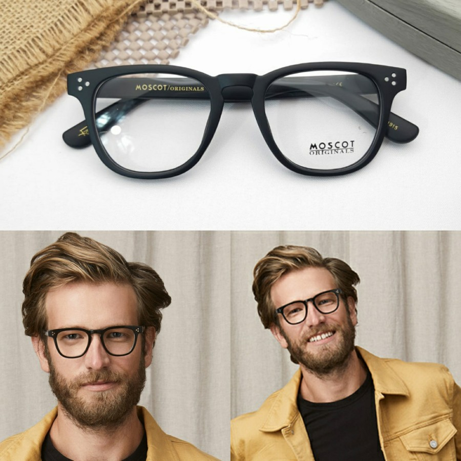 Jual frame kacamata minus anti radiasi pria wanita moscot Dudel ...