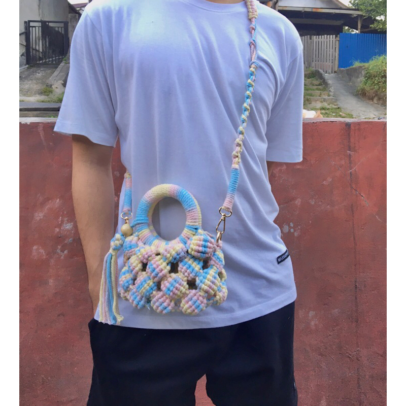 Jual TAS MACRAME | SHELL BAG | TAS HANDMADE | Shopee Indonesia