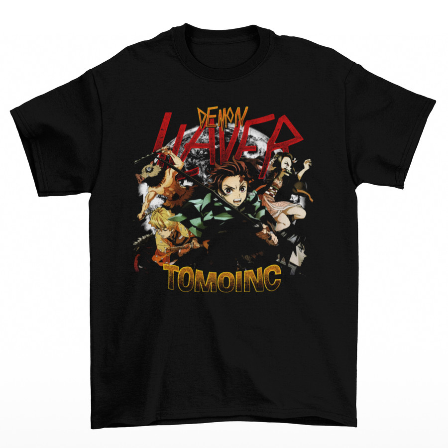 Jual Kaos Anime Movie Pria Tomoinc DEMON SLAYER bootleg | Shopee Indonesia
