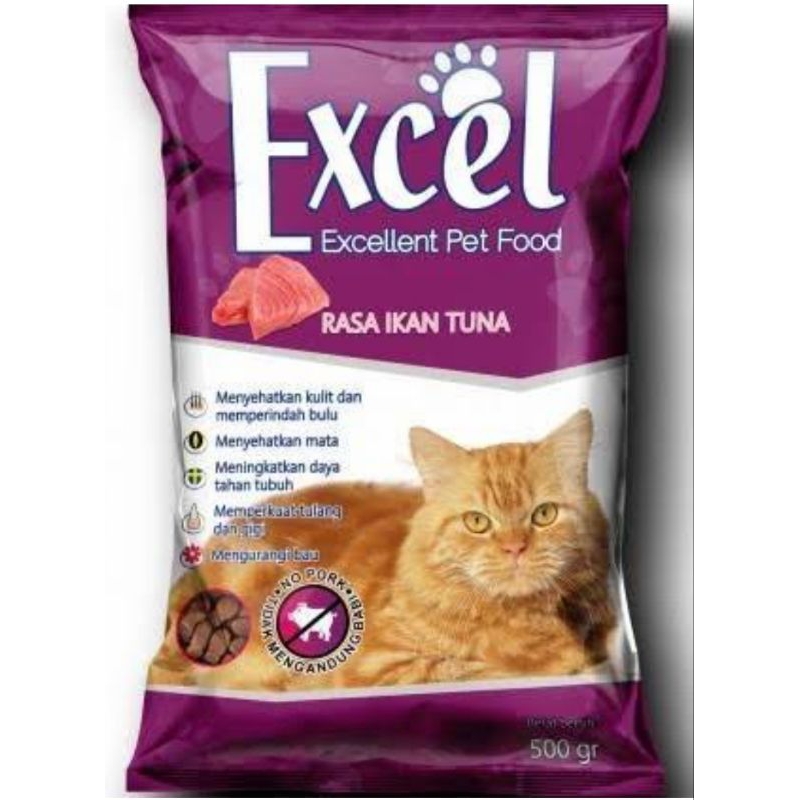 Jual EXCEL ADULT TUNA 500gr Freshpack makanan kucing dengan varian rasa ...