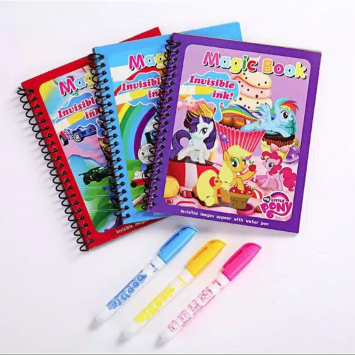 Jual MAGIC WATER BOOK Pulpen Tinta Air Buku Gambar Air Ajaib Anak ...