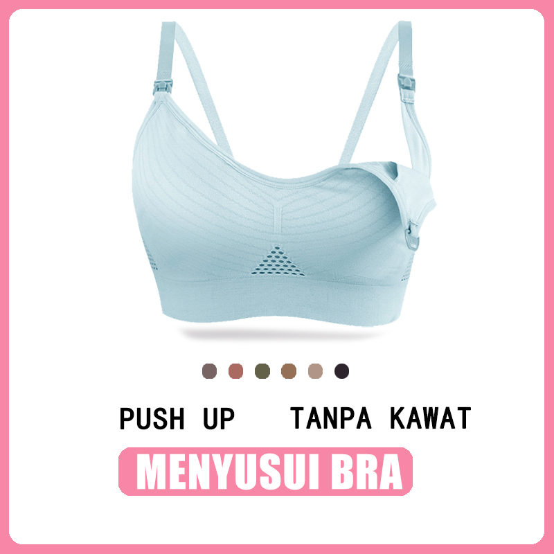 Jual ANGEL MOMMY Hamil Bh Bernapas Menyusui Tanpa Kawat Katun Bra ...