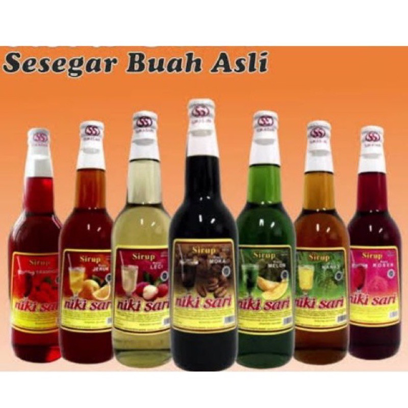 Jual Sirup Niki Sari dan Delicio 625ml | Shopee Indonesia