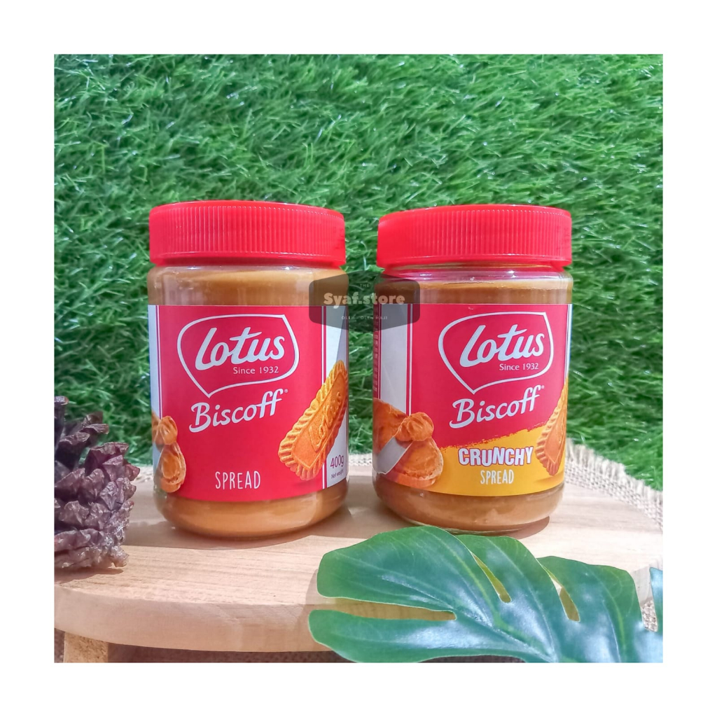 Jual Selai LOTUS BISCOFF Spread Crunchy 400/ 380 gr TERMURAH | Shopee ...