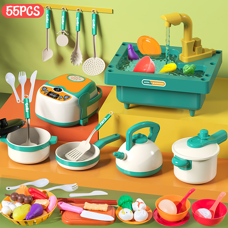 Jual FUNTOY Set mainan dapur cuci piring Mainan Dapur Anak Kitchen Set ...