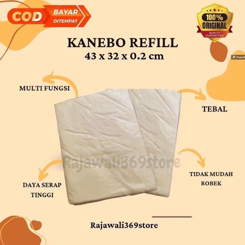 Jual KANEBO REFILL BERSERAT SINTETIS TEBAL DAN DAYA SERAP TINGGI ...
