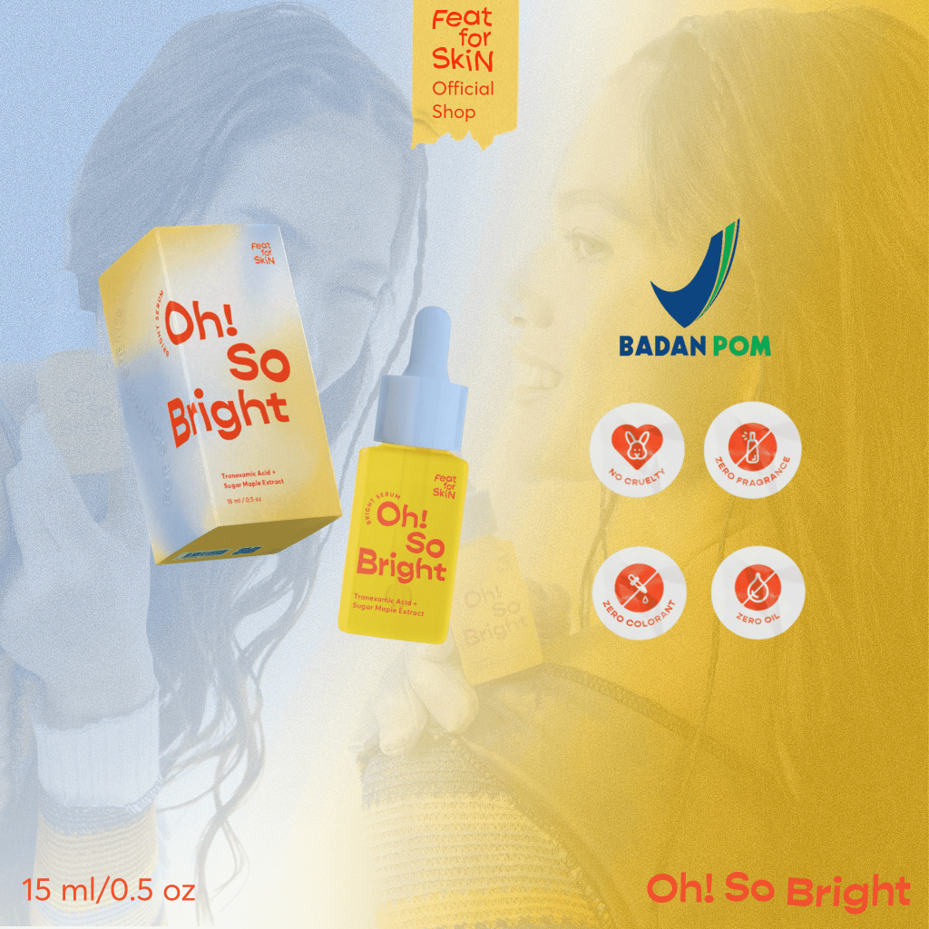 Jual FEATFORSKIN - Oh! So Bright (Brightening Serum) | Shopee Indonesia