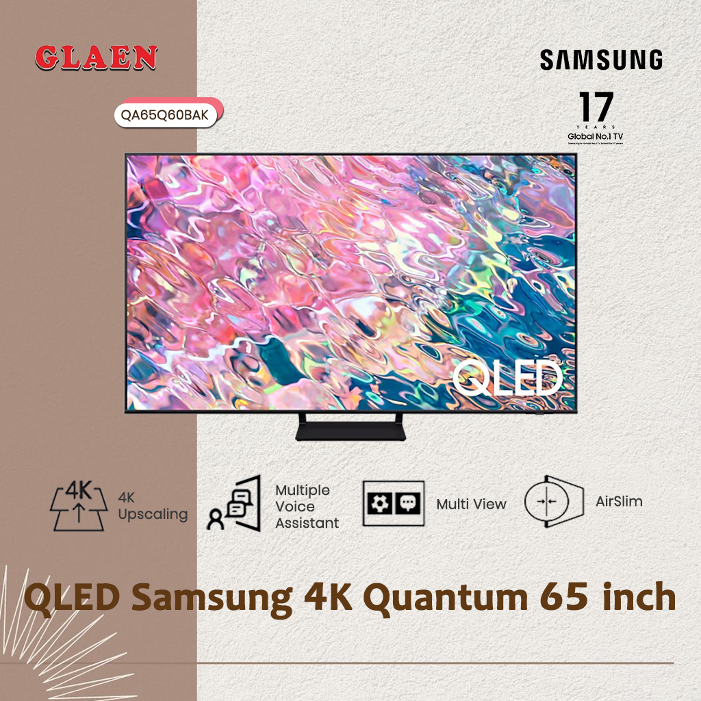 Jual QLED Samsung 4K UHD 65 inch QA65Q60BAK | QLED Samsung Smart TV 65 inch Pontianak Murah ...