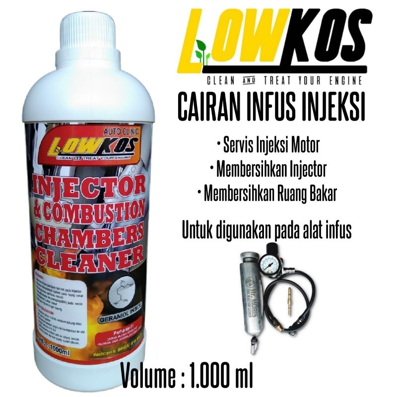 Jual CAIRAN INFUS LOWKOS INJEKSI INJECTOR SEMUA MOTOR MOBIL 1Liter ...