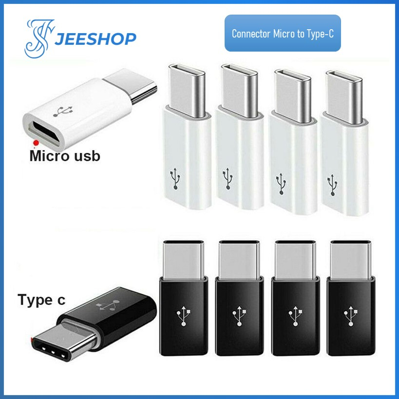 Jual Konektor Micro USB to Type C Converter Sambungan Micro to Type C ...