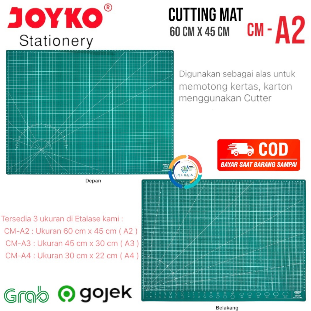 Jual Joyko Cutting Mat CM-A2 | Alas Potong 60cmx45cm | Shopee Indonesia