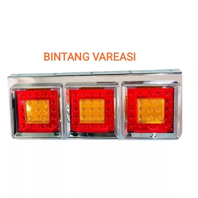 Jual STOP LAMP TRUK TRAILER EKOR 60 CM 24 V LAMPU MERAH KUNING | Shopee ...