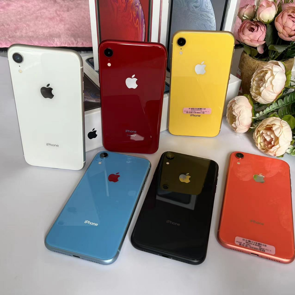 Jual iPhone XR 256GB/128GB/64GB fullset second mulus 100% original | Shopee Indonesia
