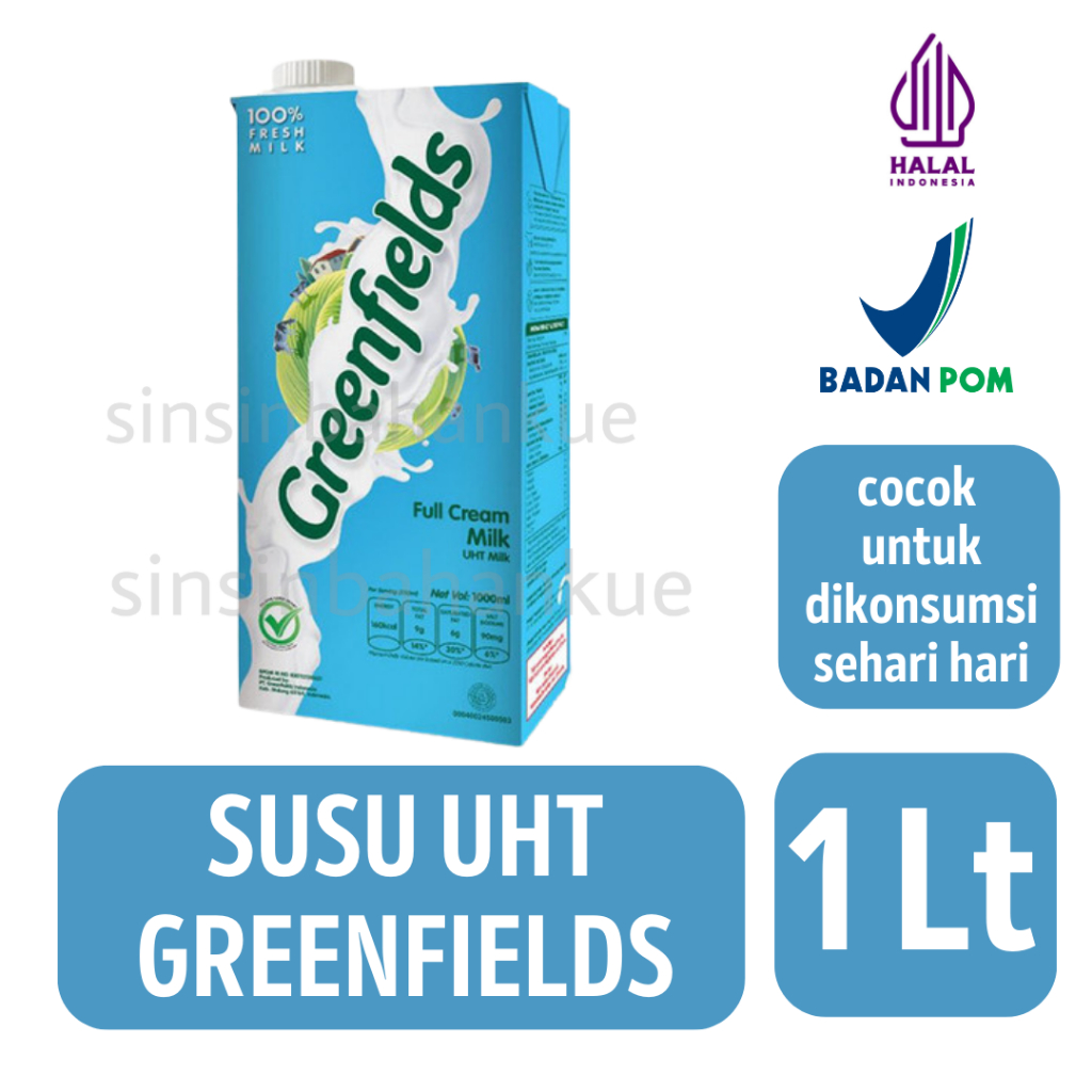 Jual UHT Greenfields Full Cream [1Lt] | Shopee Indonesia