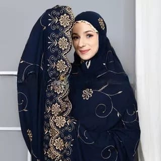 Jual Mukena Grasela Dewasa Exclusive Katun Premium Terbaru Full Bordir ...