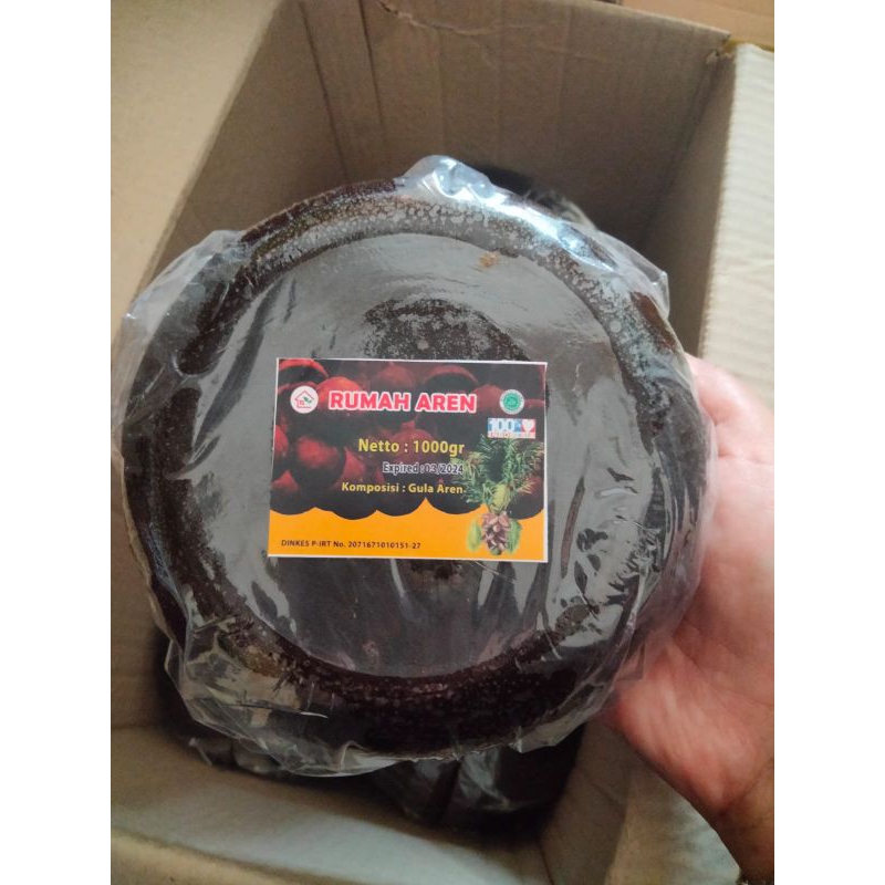 Jual Gula Batok Rumah Aren Hitam Premium 1kg | Shopee Indonesia