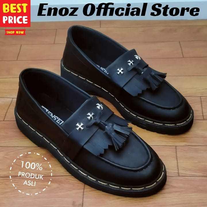 Jual Sepatu Formal Pria Dogmart Spike Tassel Loafer Vintage Punk Retro ...
