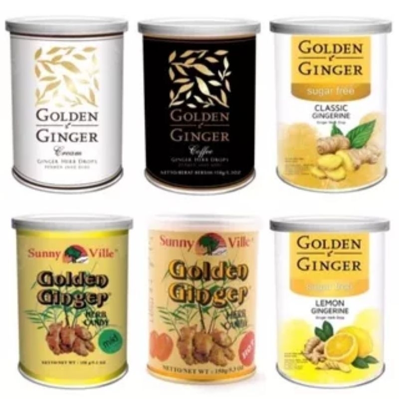 Jual Golden Ginger Sugar Free Sunny Ville Candy - Permen Jahe | Shopee ...