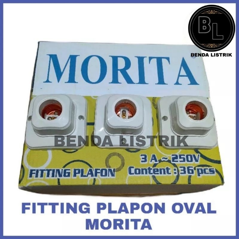 Jual Fitting Plafon Oval Morita - Pitting Plapon Bulat Morita - Fitting ...