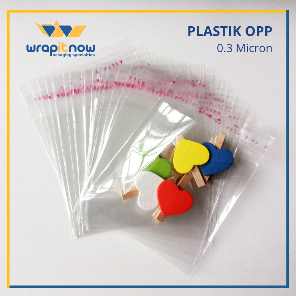 Jual (100 Pcs) Plastik OPP 6x10 7x12 7x18 10x10 12x12 13x13 14x14 14x16 ...