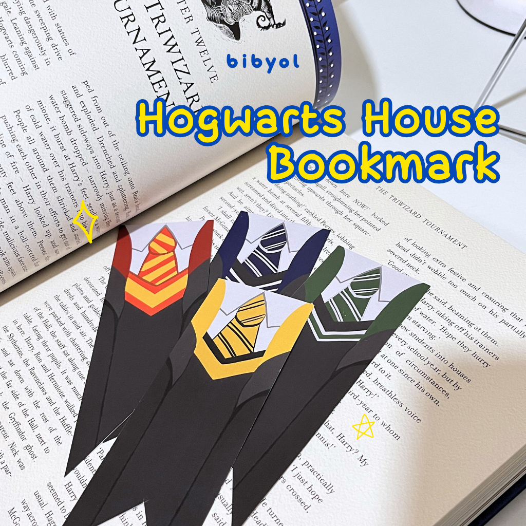 Jual Harry Potter Bookmark Gryffindor Slytherin Hufflepuff Ravenclaw ...