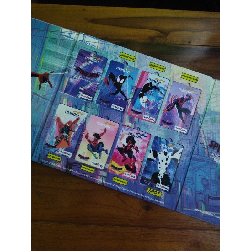 Jual kartu emoney spiderverse mandiri e-money card spider verse miles ...