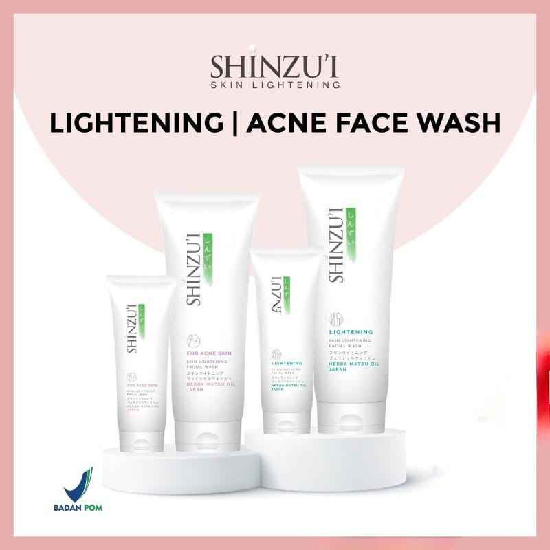 Jual Shinzui Skin Lightening Facial Wash 40ml / 80ml | Shopee Indonesia