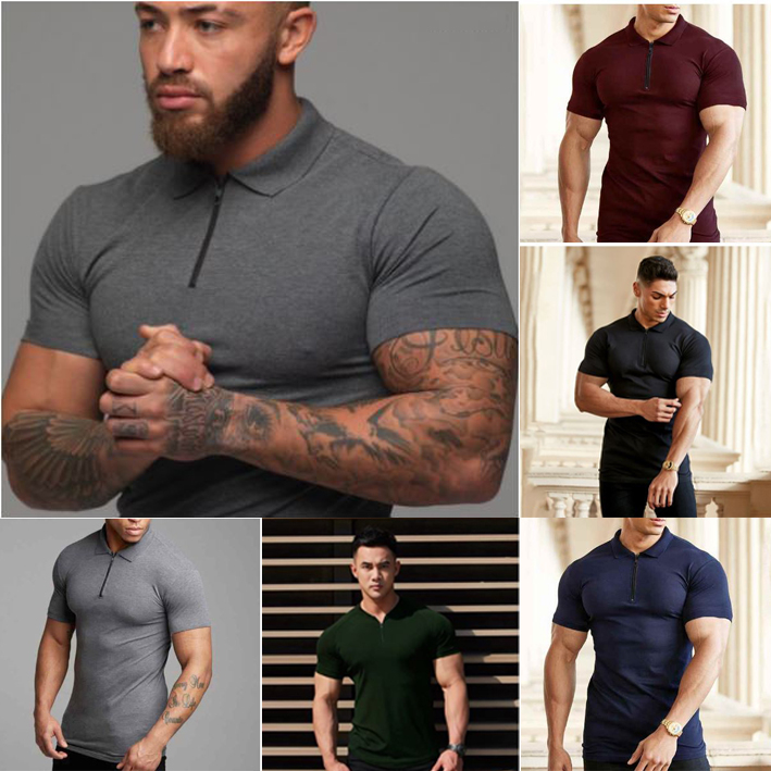 Jual Kaos Gym Pria Kaos Kerah Father Son Pria Baju Olahraga Pria Baju ...