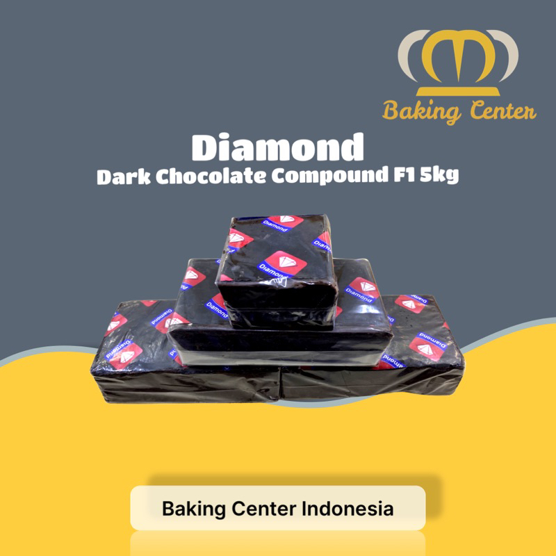 Jual Diamond Dark Chocolate Compound F1 Repack | Shopee Indonesia