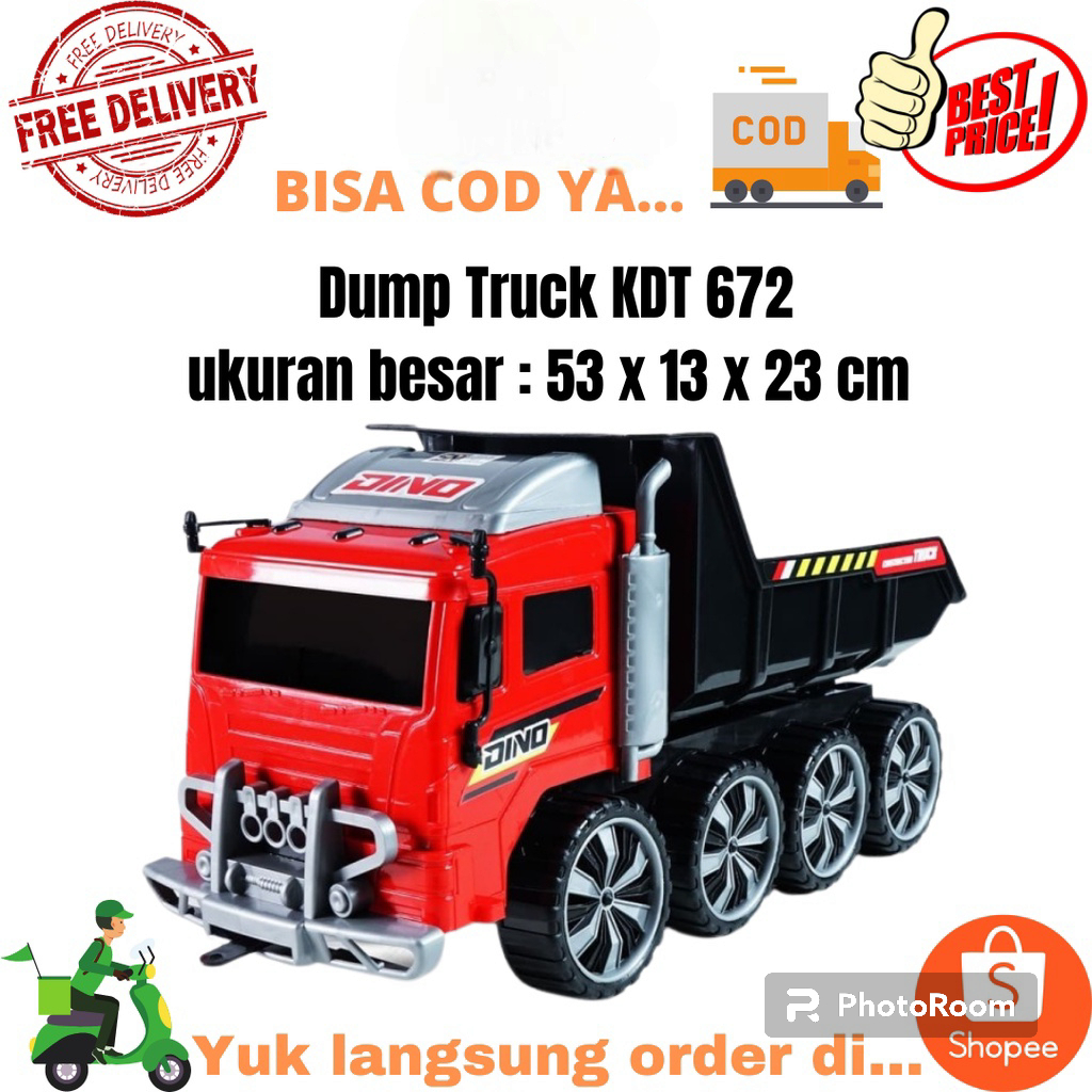 Jual Mobil Truk Mainan Besar Mainan Anak Mobil Mobilan Truk Pengangkut ...