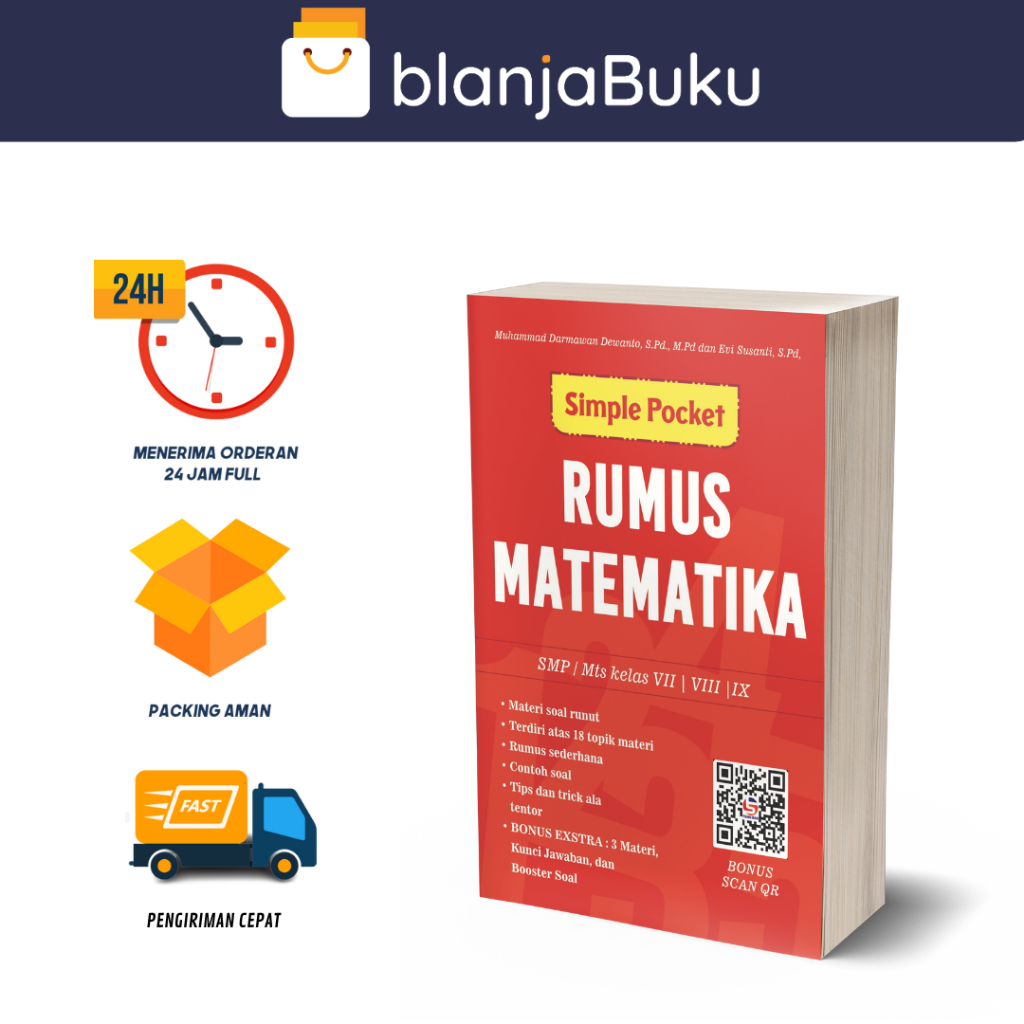 Jual Buku Rumus Matematika SMP - Simple Pocket Rumus Matematika SMP ...