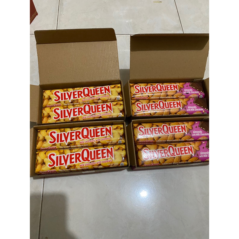 Jual SILVERQUEEN 55gr~58gr ISI 10pcs | Shopee Indonesia