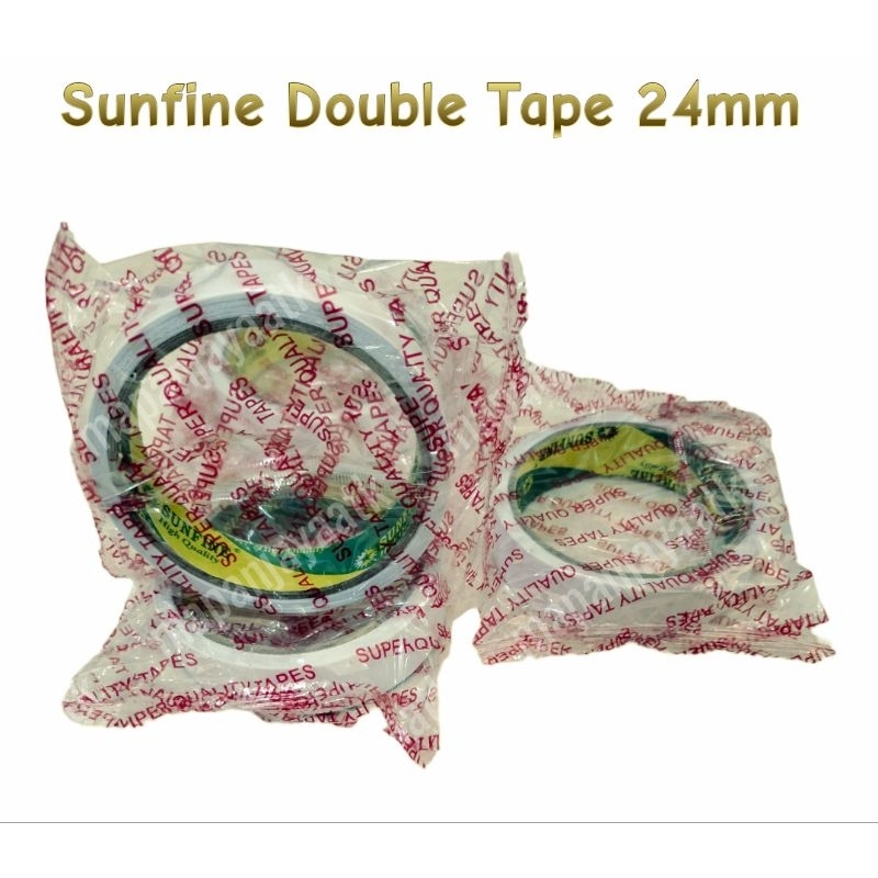 Jual SUNFINE DOUBLE TAPE 24MM | Shopee Indonesia