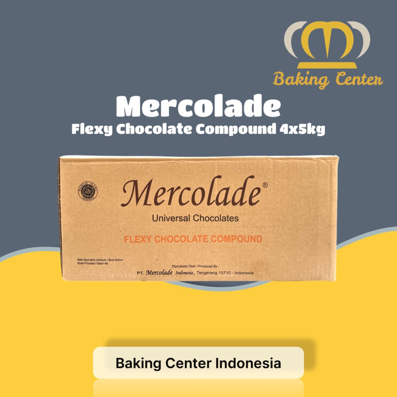 Jual Mercolade Flexy Dark Coklat Compound 4x5kg | Shopee Indonesia